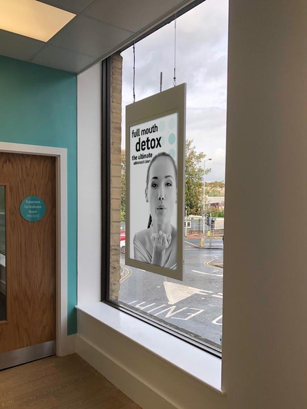 Hanging Double-Sided Window Displays Impact – Impact Digital Signage