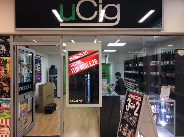 Hanging Double-Sided Window Displays Impact – Impact Digital Signage