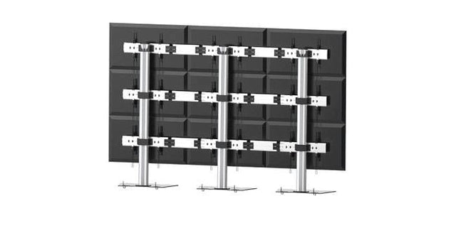 Impact Digital Signage: 3x3 LCD Video Wall Stands