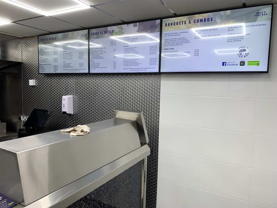 Impact Digital Signage : Digital Menu Boards 32" - 55"